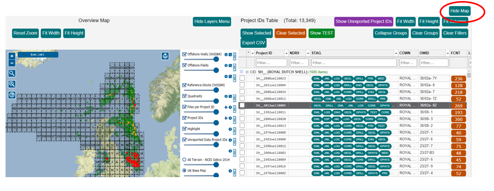 Map Functionality – NDR Support Documentation and Help