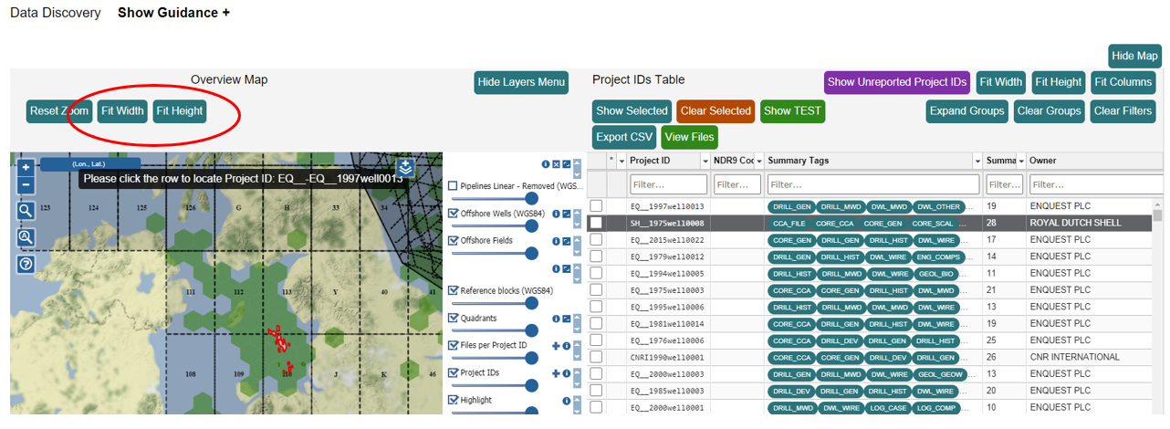 Map Functionality – NDR Support Documentation and Help